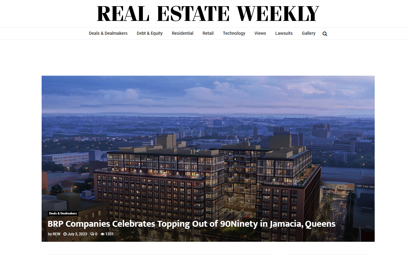 Celebrating The Topping Out of 90Ninety in Jamaica, Queens - Skycore ...