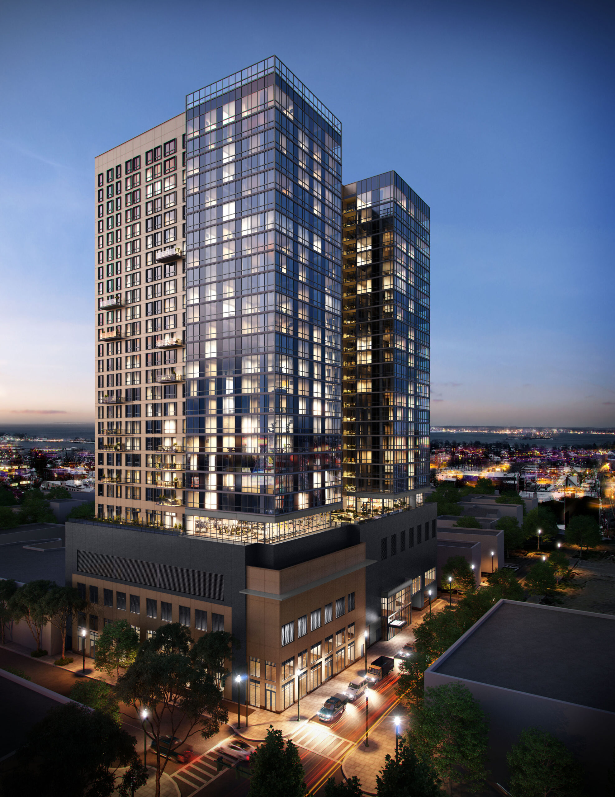Renderings Reveal 26-Story Mixed-Use Tower At 500 Main Street In ...